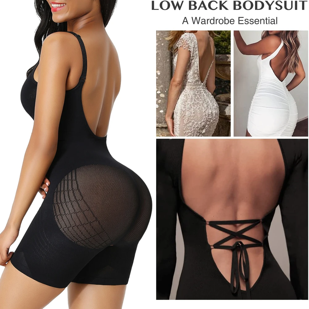 Fajas colombianas baixo costas sem costura bodysuit shapewear bunda levantador corpo shaper sem ...