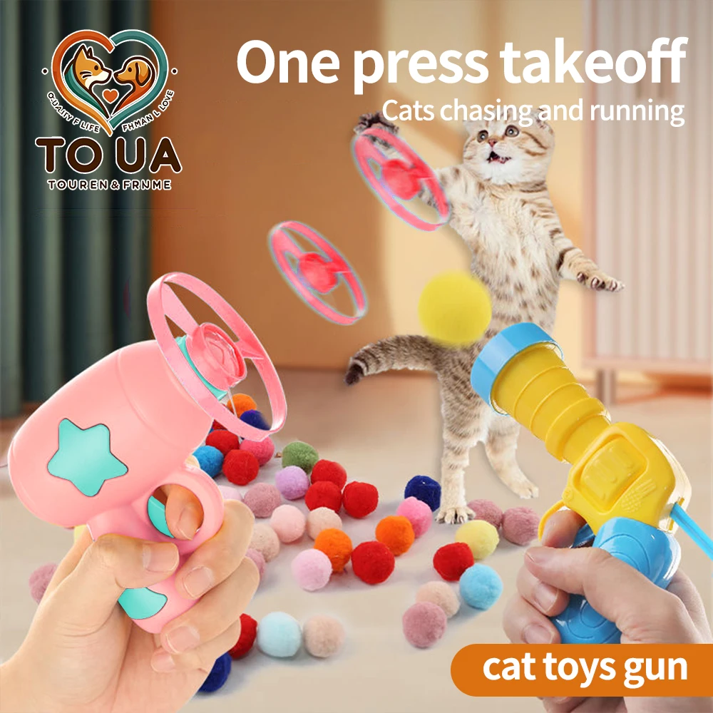 TOUA-Choice-2Pcs-Cat-Toys-Interactive-Launch-Training-Toy-for-Pet ...