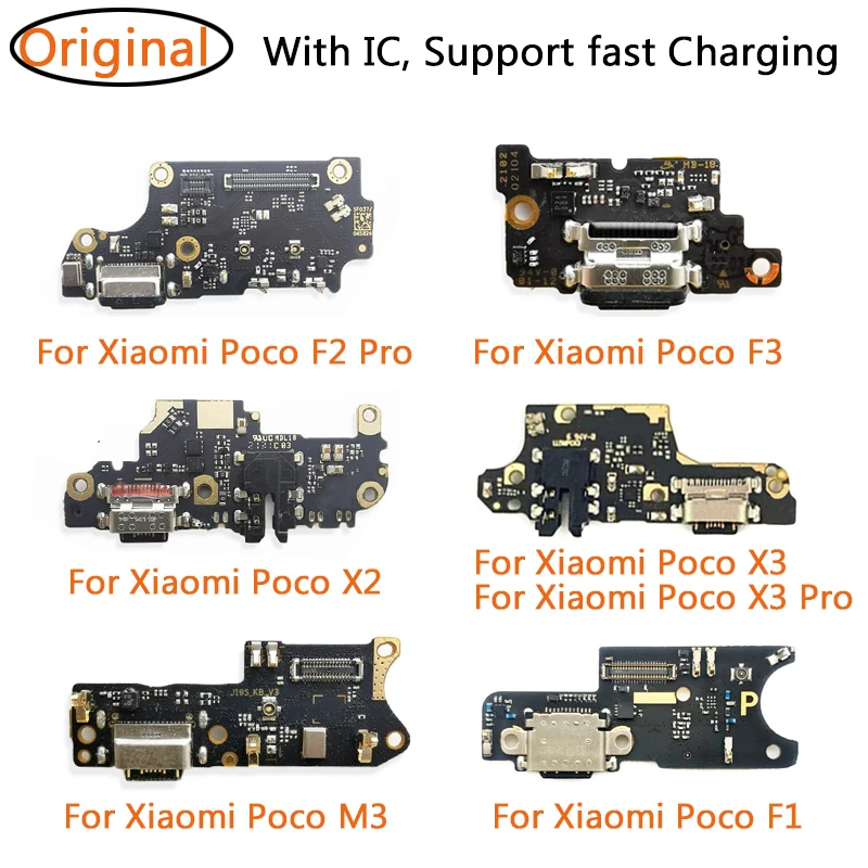 Original Replacement For Xiaomi Poco F1 F2 Pro F3 X2 X3 X3Pro M3 USB ...
