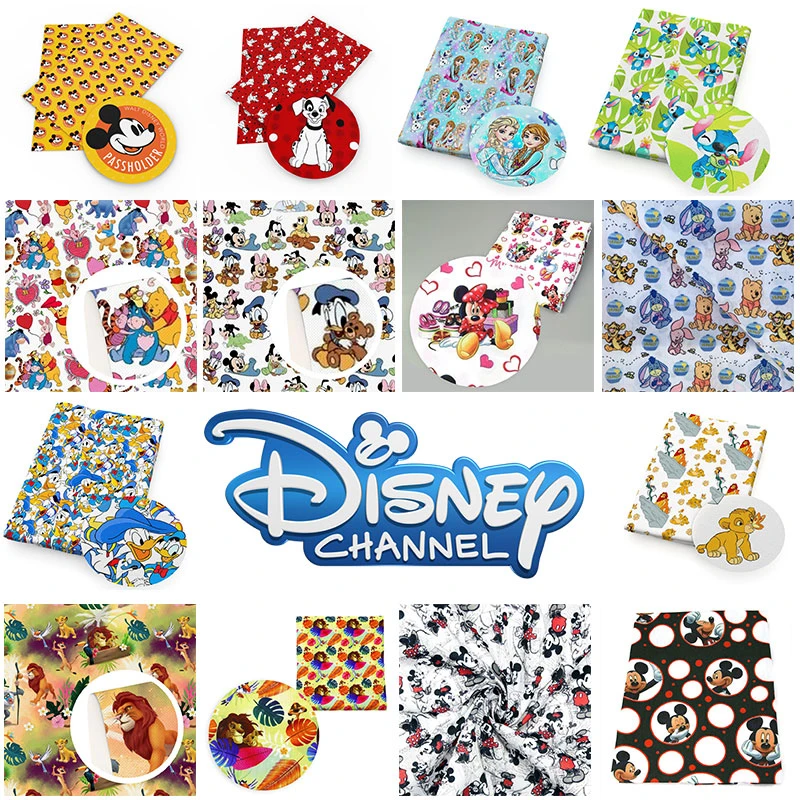 Tela de Disney con estampado de Minnie y Mickey para costura ...