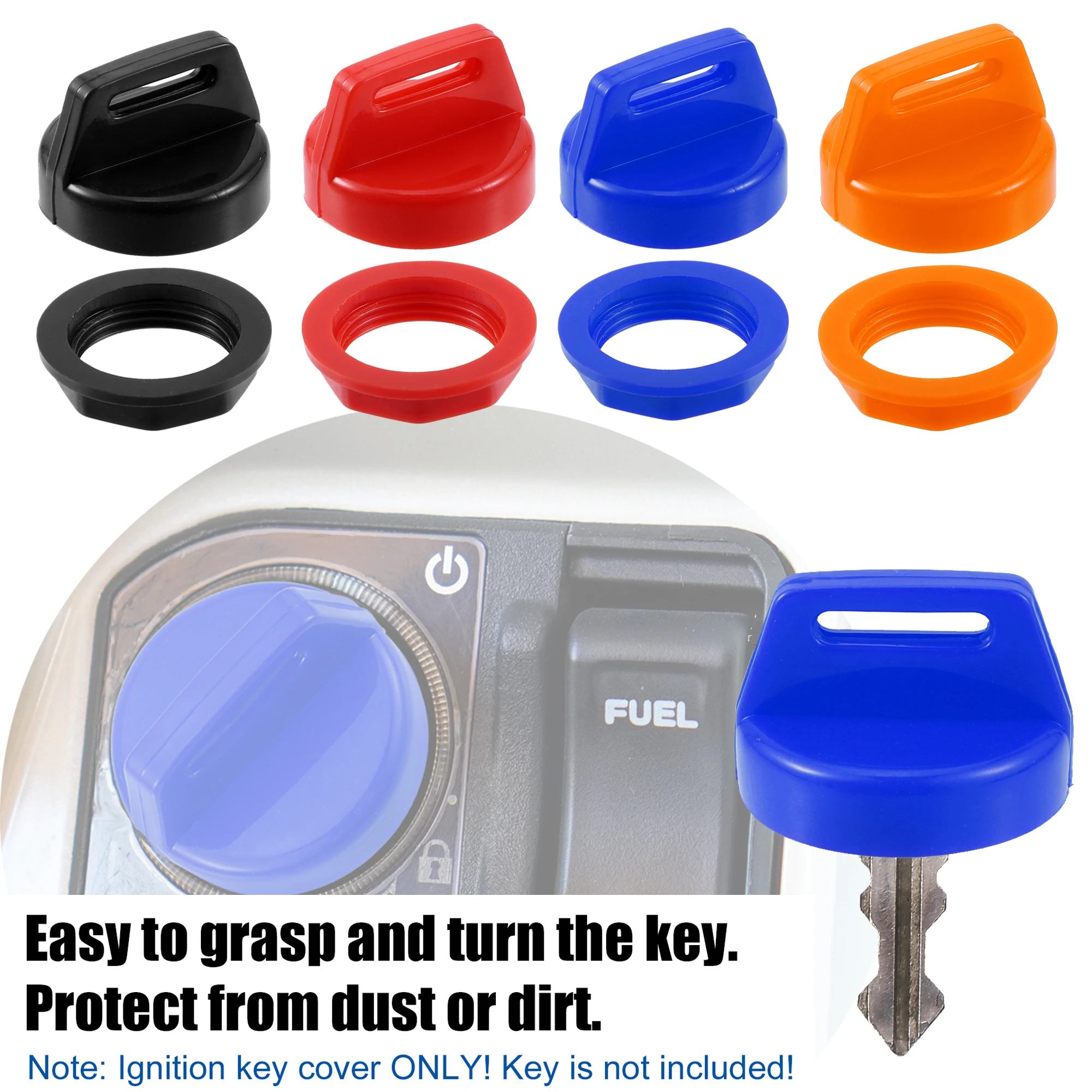 Motoforti-2-5-Sets-UTV-ATV-Ignition-Key-Cover-Cap-w-Cap-Nut-for-Polaris ...