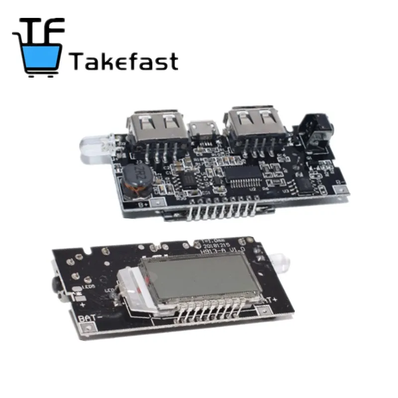 10pcs-Dual-USB-5V-1A-2-1A-Mobile-Power-Bank-18650-Battery-Charger-PCB ...