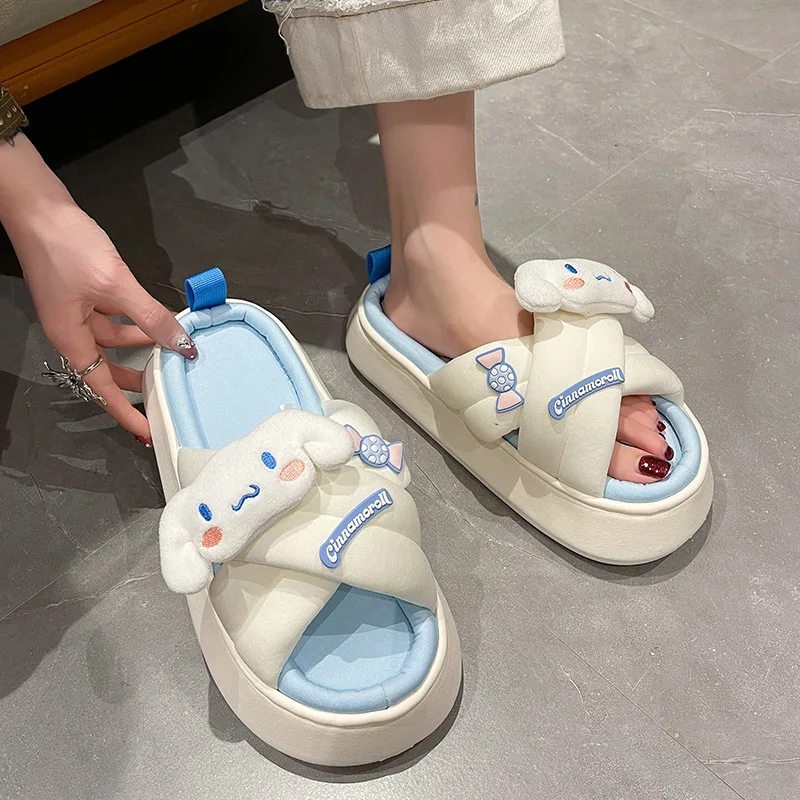 San-Liou-Jade-Gui-Dog-Flax-Slippers-Summer-Women-Wear-Cute-and ...