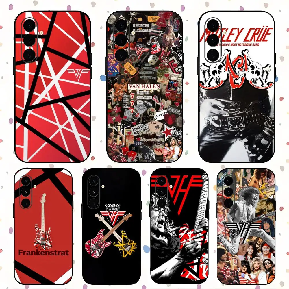 Guitar Eddie Van Halen Band Phone Case For Samsung Galaxy S25 S24 S23 ...