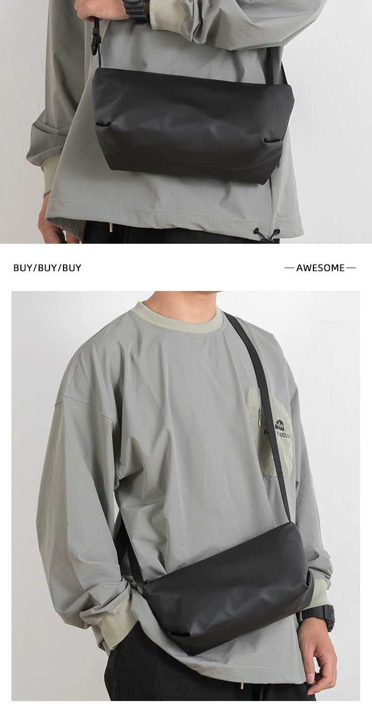 Japanese Style Cross Body Bag Personality Fashion Waterproof Men ...