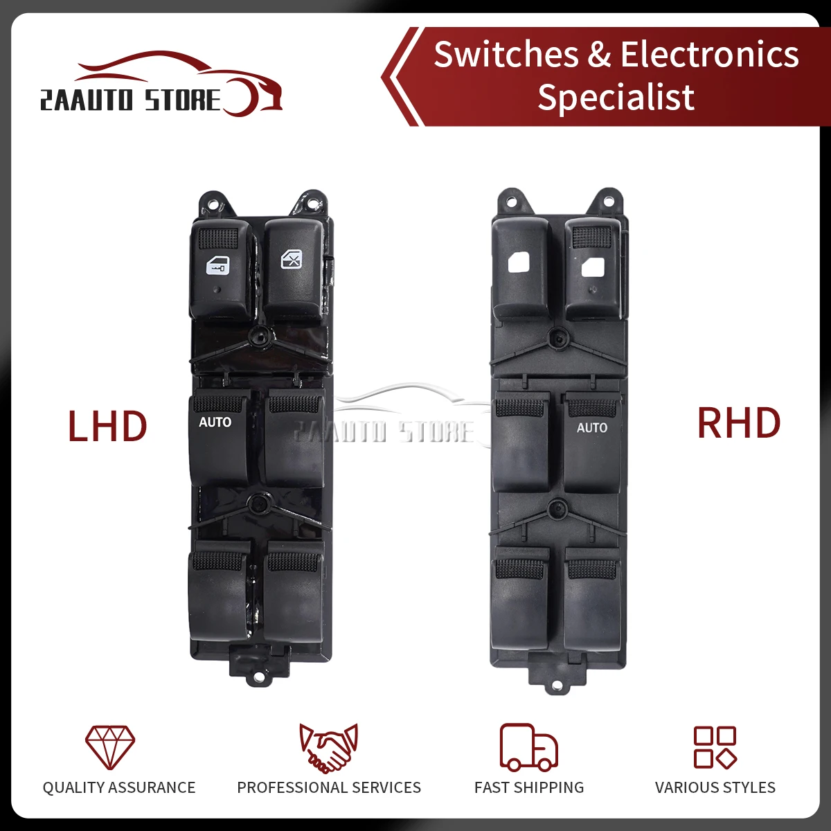 Interruptor-de-Control-de-ventanilla-el-ctrica-luz-verde-para-Isuzu-d ...