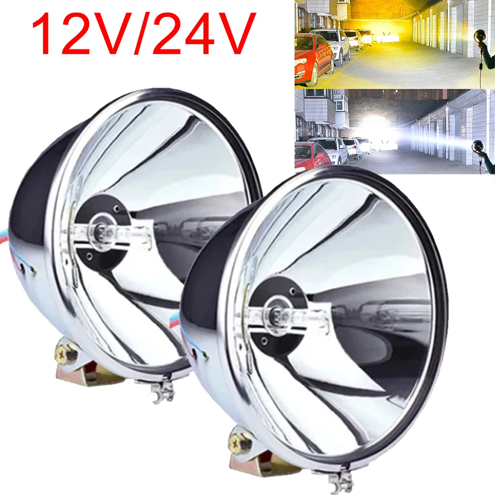 7-Inch-HID-Lights-12V-24V-Long-Range-Spotlights-Truck-Observation ...