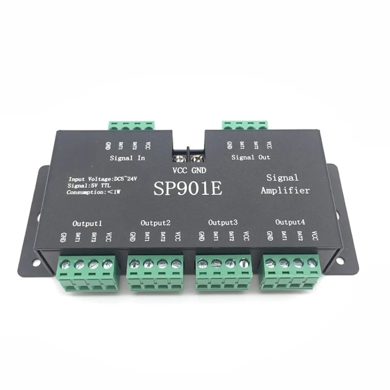 SP901E-SPI-Signal-Amplifier-Repeater-for-WS2812B-WS2811-WS2813-RGB ...
