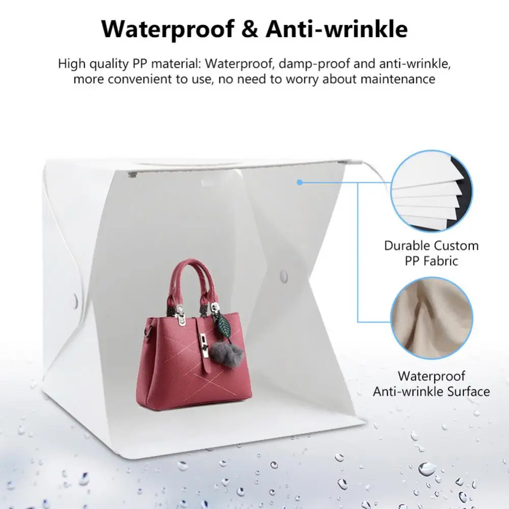 Photography-40CM-Large-Size-Folding-Lightbox-Photo-Studio-Softbox-LED ...