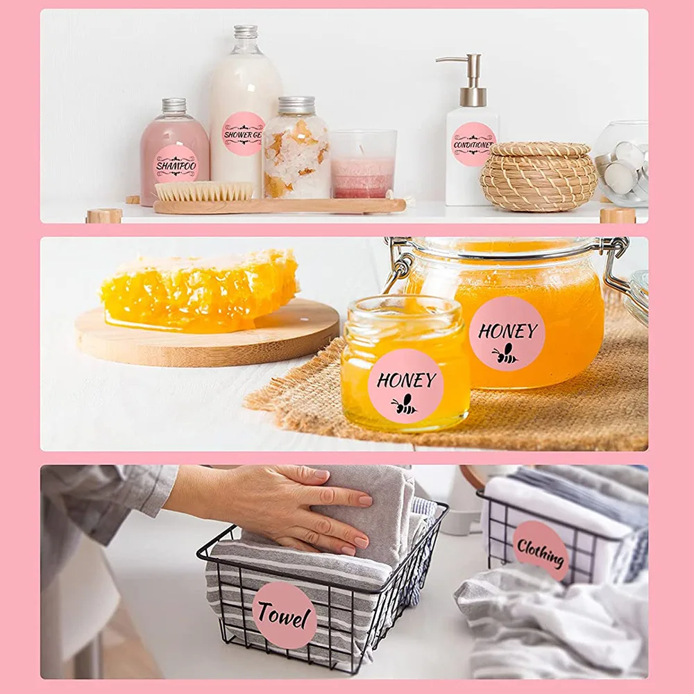 Gommette,Étiquette autocollante thermique circulaire, 50mm, auto ...