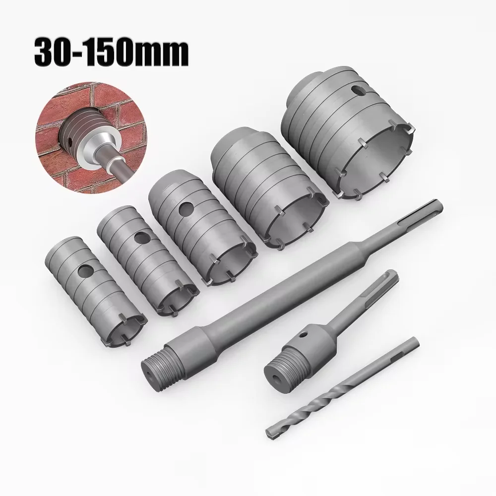1Pc-30-150mm-Drilling-crown-for-Concrete-Wall-Hole-Saw-SDS-PLUS-Hammer ...