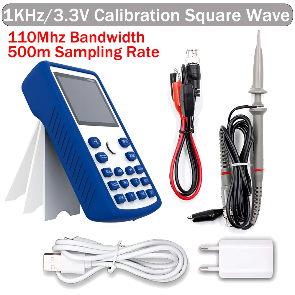 110MHz-Bandwidth-Digital-Oscilloscope-500M-Sampling-Rate-3000mAh ...