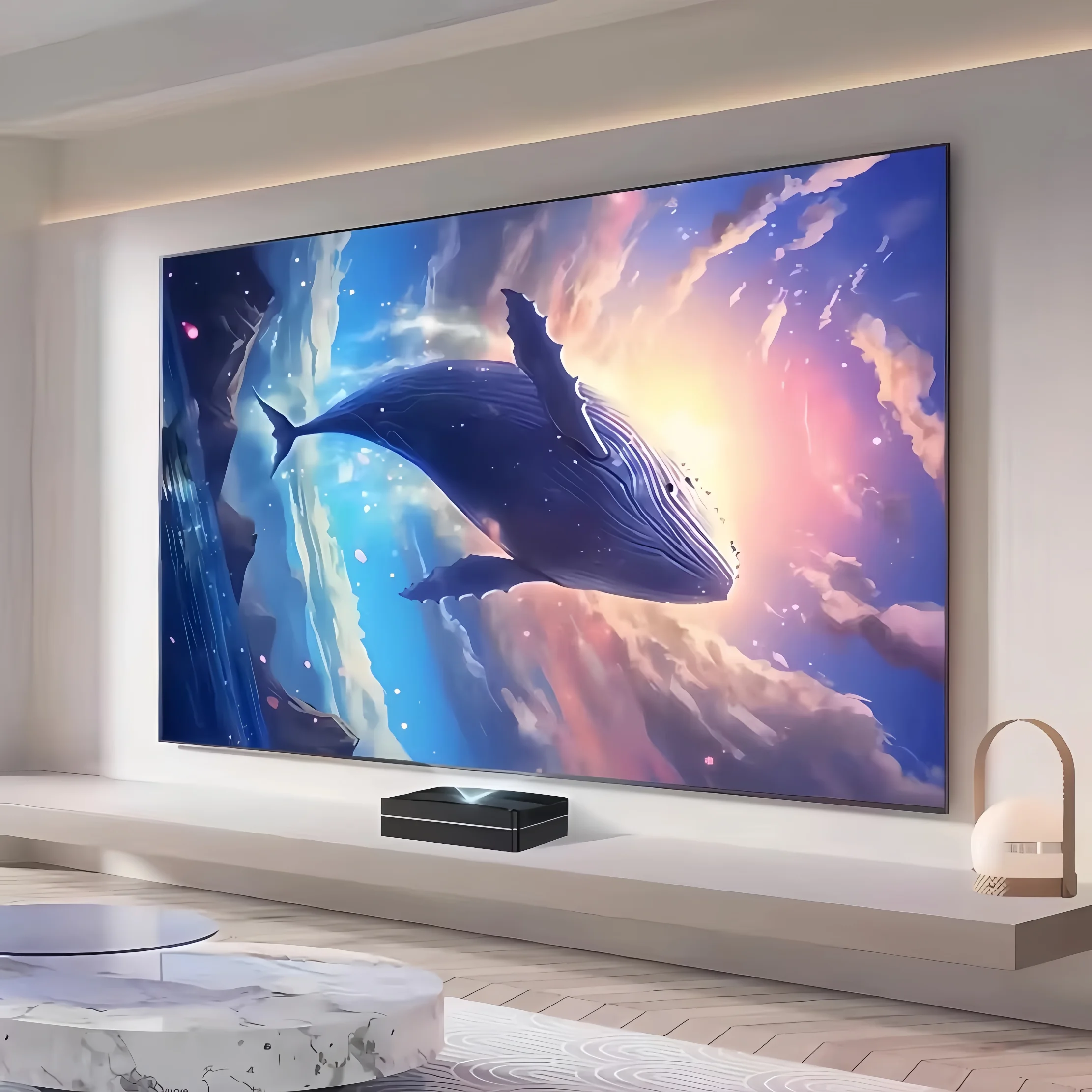 Diwell 130-150 Inch ALR Projector Screen Fixed Frame Screen For Optoma ...