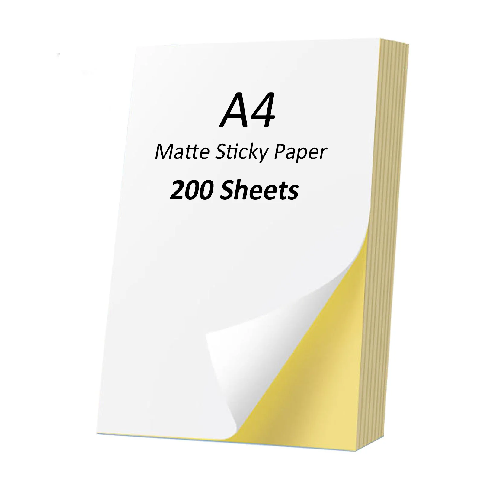 A4-Paper-Sticky-Matte-white-self-Adhesive-Label-For-Inkjet-Laser ...