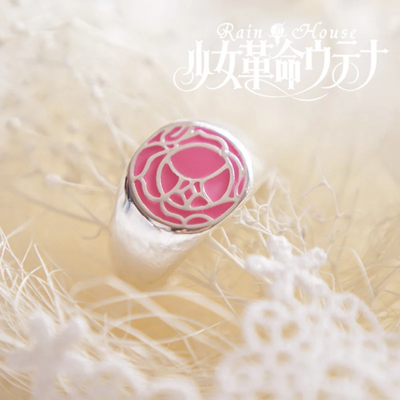 Anime-Tenjo-Utena-Cosplay-Ring-Unisex-Adjustable-Opening-Couple-Rings ...