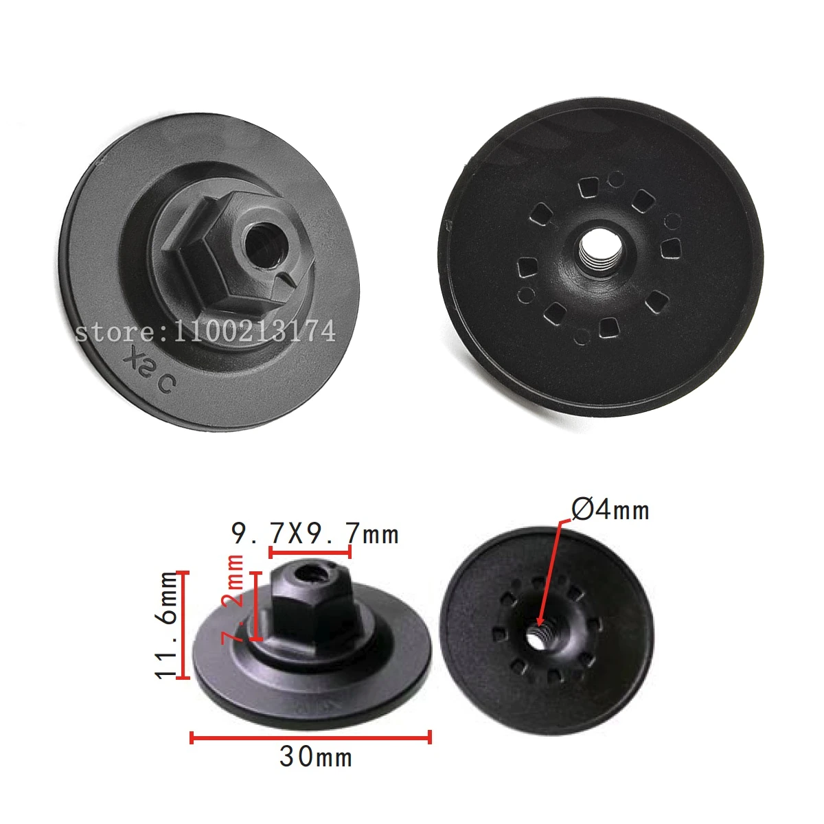 50-100x-OEM-Verkleidung-Befestigungs-Clip-Mutter-Plastic-Nuts-for ...