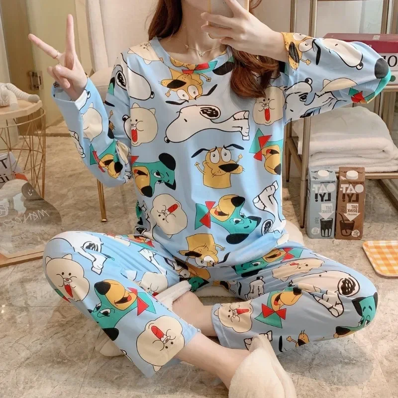 Snoopy-Conjunto-de-pijamas-ligeros-para-mujer-ropa-interior-para-dormir ...