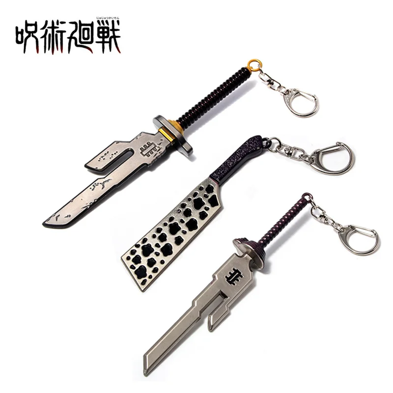 Anime-Jujutsu-Kaisen-Nanami-Kent-Fushiguro-Toji-Alloy-Weapon-Model-Key ...