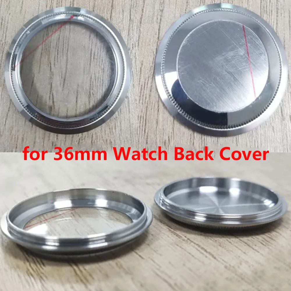 Stainless Steel Transparent/Closed Watch Back Cover Watch Modified ...