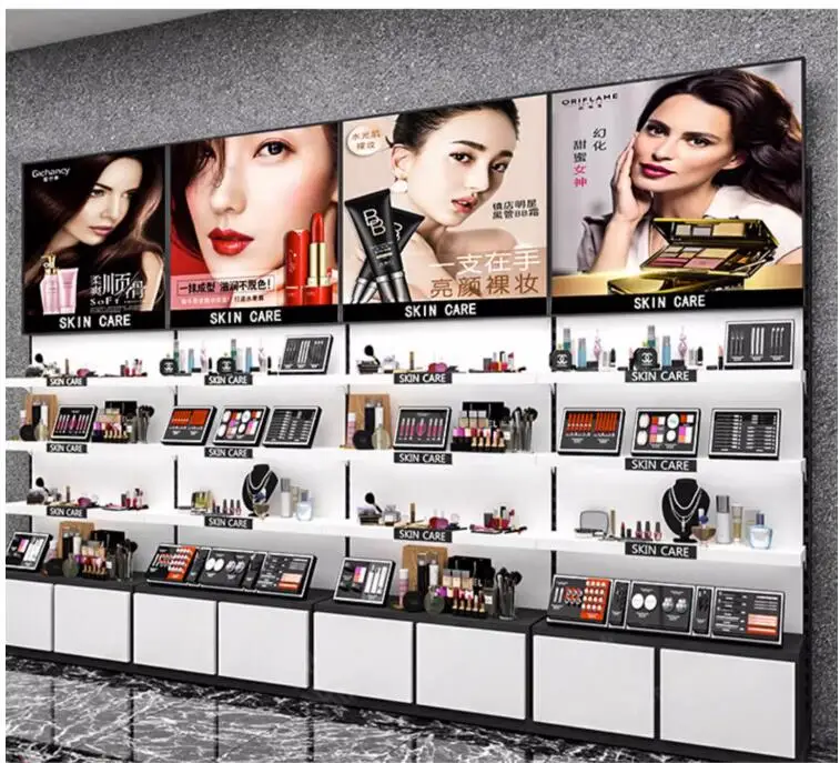 Beauty-store-shelves-cosmetics-display-cabinet-with-lights-beauty-salon ...