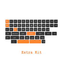 Chosfox CFX Choc Low Profile PBT Keycaps for Kailh Chocolate switch ...