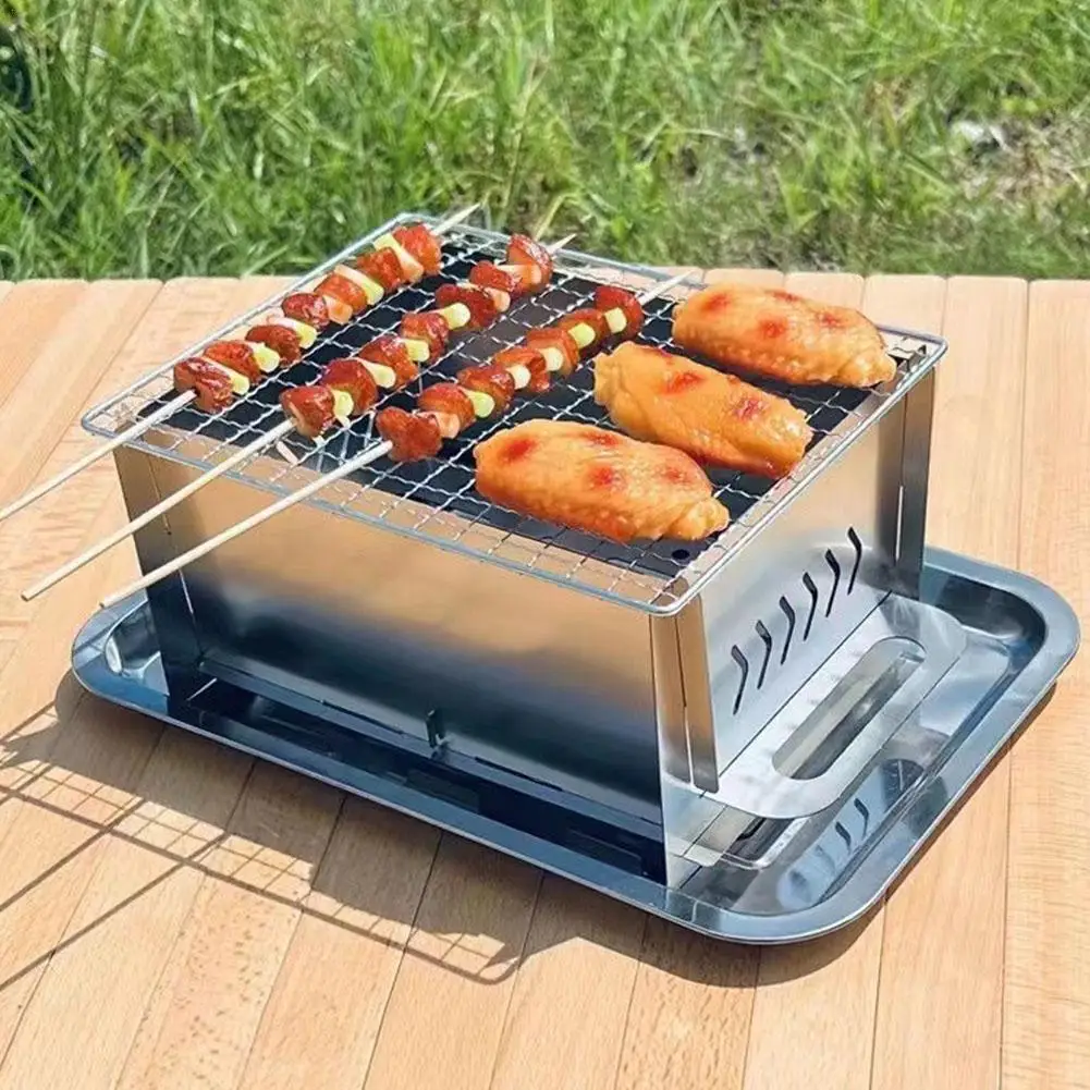 Portable-Folding-BBQ-Grill-Heating-Stoves-Multifunction-Camping ...