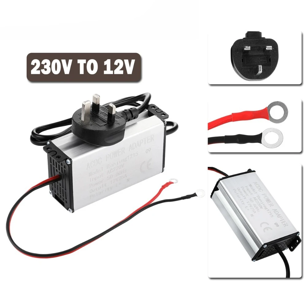 Power Converter 230V to 12V Adapter for Diesel Air Heater For 5KW 8KW ...