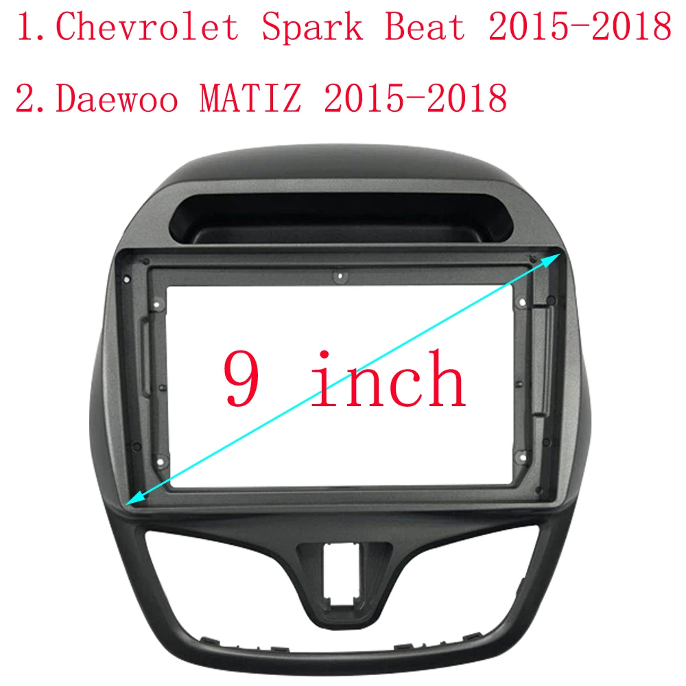 For Chevrolet Spark Baic Beat Daewoo Matiz 2015-2018 9 Inch Car Radio ...