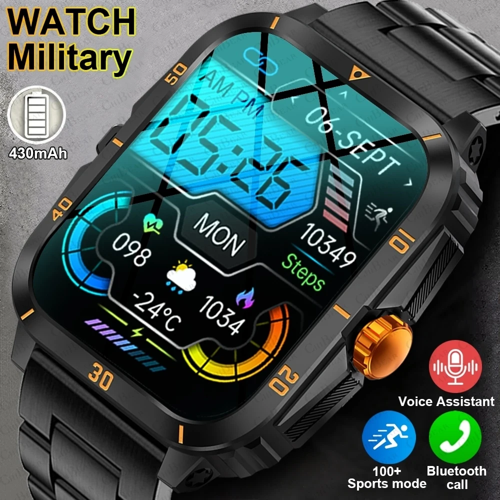 Military-Outdoor-3ATM-Waterproof-Smart-Watch-Men-1-96-inch-GPS-Sports ...