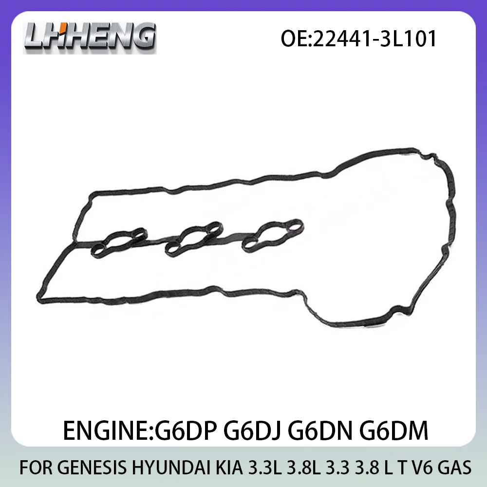Valve cover gasket FOR GENESIS G80 G90 HYUNDAI PALISADE KIA CADENZA K9 ...