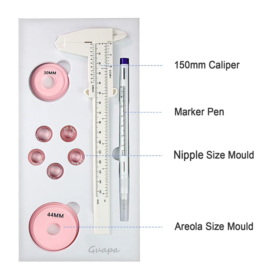 Silicone Areola Rings For Measurement 3D Nipple & Areola Restoration ...