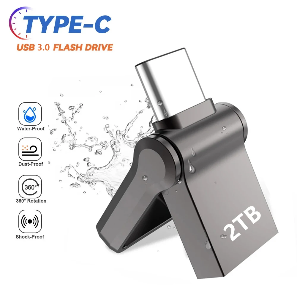 USB Flash Drive 3.0 2TB usb drive 1TB Pendrive 512G OTG TYPEC 1TB 2TB ...