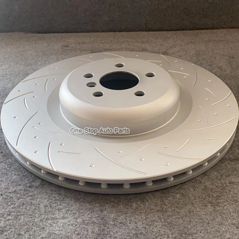 398MM 34216871258 Vented Coated Brake Disc Rotor For BMW 840iX M 760 Li ...