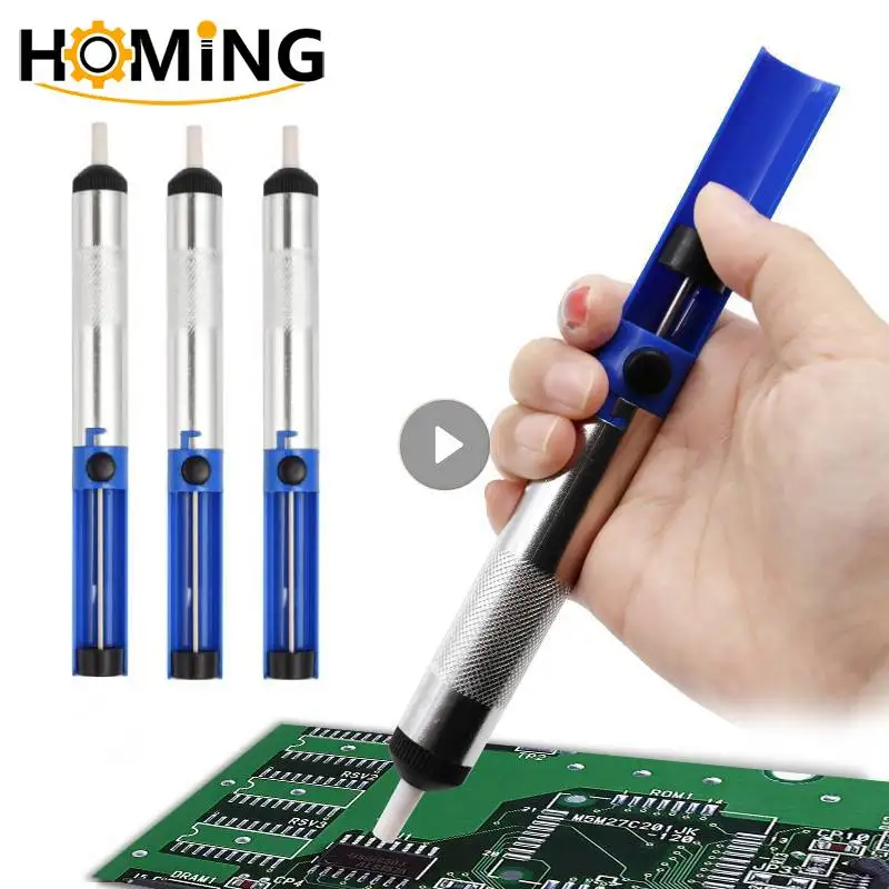Aluminum-Metal-Desoldering-Pump-Suction-Tin-Gun-Soldering-Sucker-Pen ...