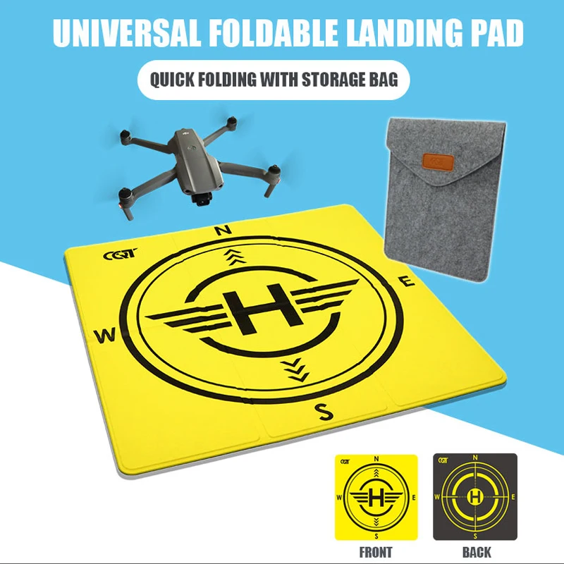 Drone Landing Pad Foldable Aircraft Launch Mat for DJI Mini 3/Mavic 3 ...