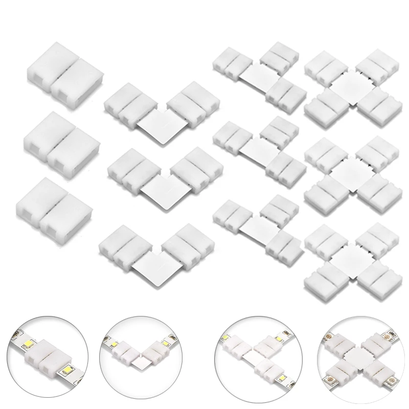 Led Light Strip Corner Connectors | Led Strip Connector 3 Pin Ws2812 ...