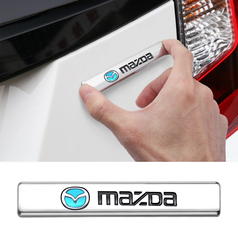 3D-Aluminum-Car-Metal-Strip-Sticker-Body-Decoration-Sticker-For-Mazda-2 ...