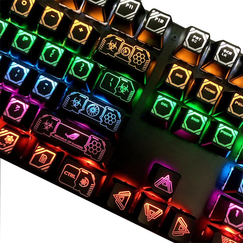 104-key Source Plan Keycap Oem Translucent Keycaps Abs Mechanical ...