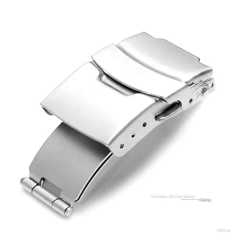 Double Safety Watch Clasp for Seiko 16mm 18mm 20mm 22mm 304 Stainless ...