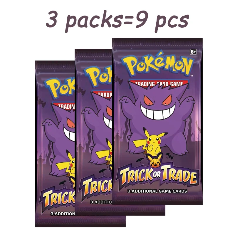 2024 Cards Trick or Trade Halloween Booster Bundle Gengar TCG Child ...