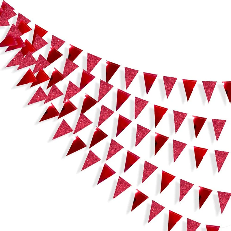 Christmas Triangle Banner Clip Art