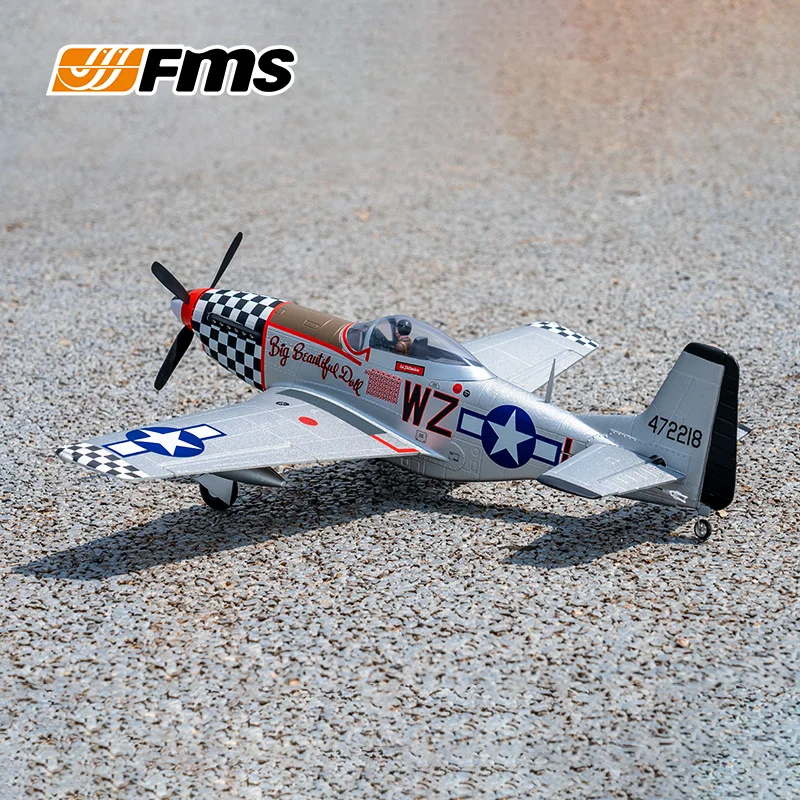 Fms-800mm-P51-Rc-Planes-Mustang-Dole-Wwii-Aircraft-Model-Assembly-Fixed ...