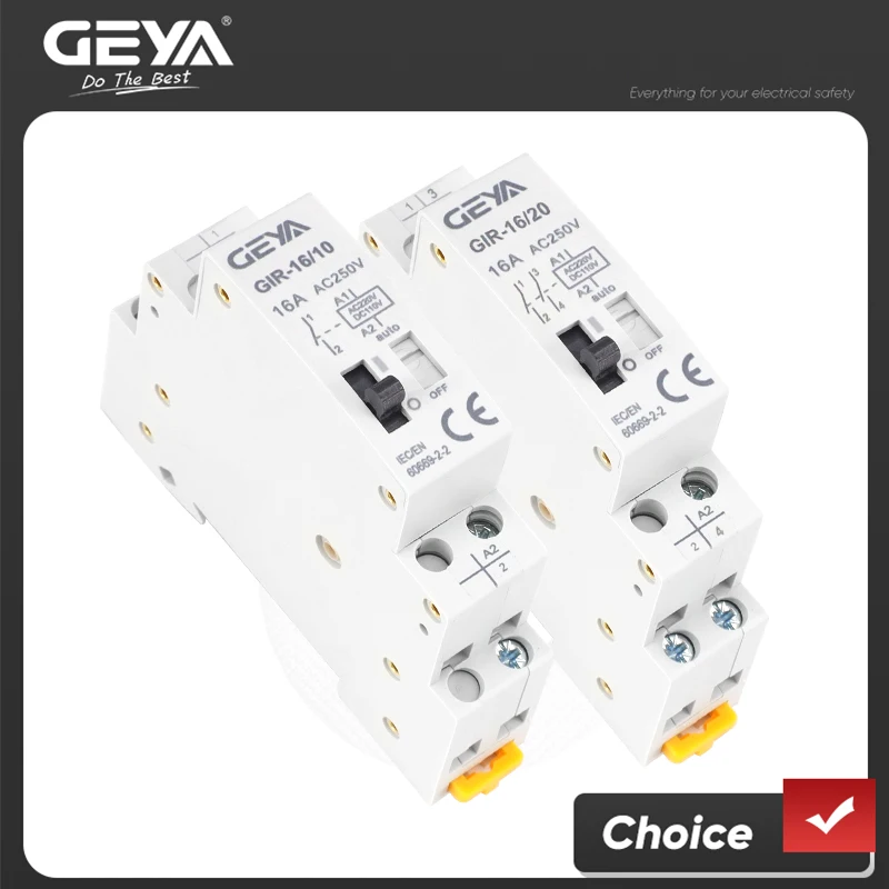 GEYA-GIR-Impulse-Relay-Household-Mechnical-Latching-Relay-Signal-Pulse ...