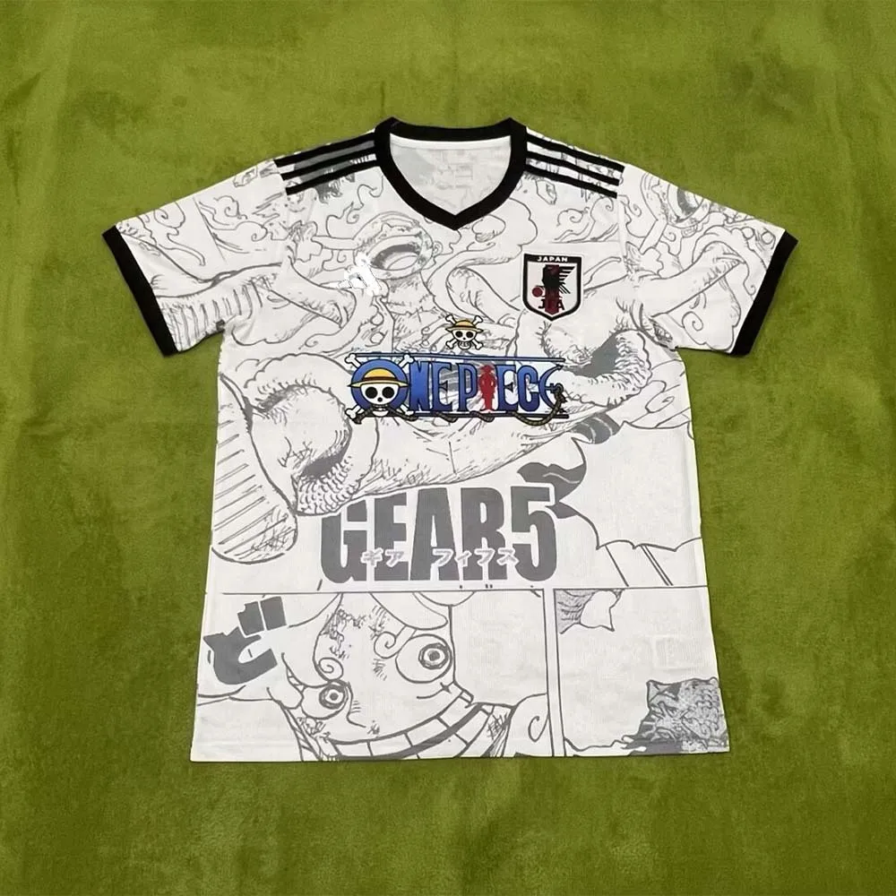 Latest Anime One Piece Japanese Football Jersey Fan Version Jersey ...