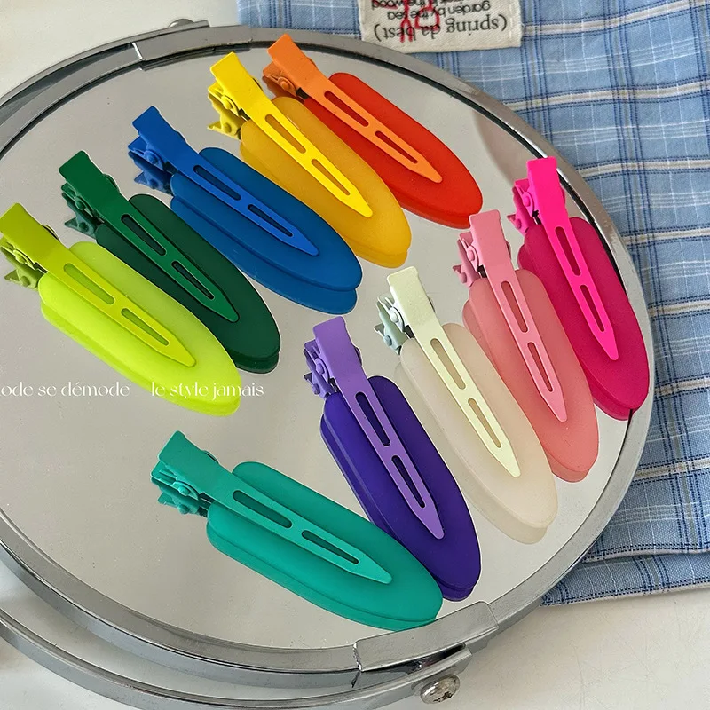 Seamless-Barrettes-Women-s-Jelly-Color-Small-Shovel-Frosted-Duckbill ...