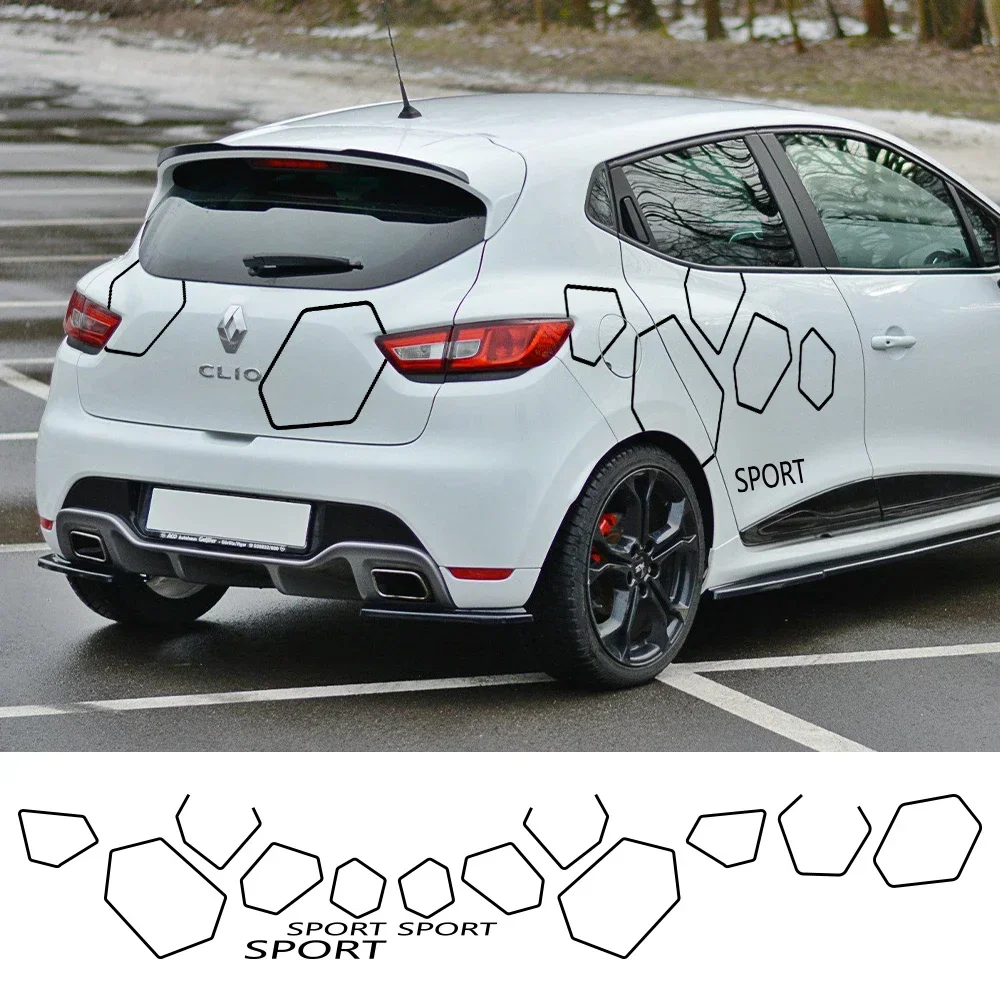 Car-Stickers-For-Renault-Clio-1-2-3-4-5-IV-RS-V-Graphics-Irregular ...