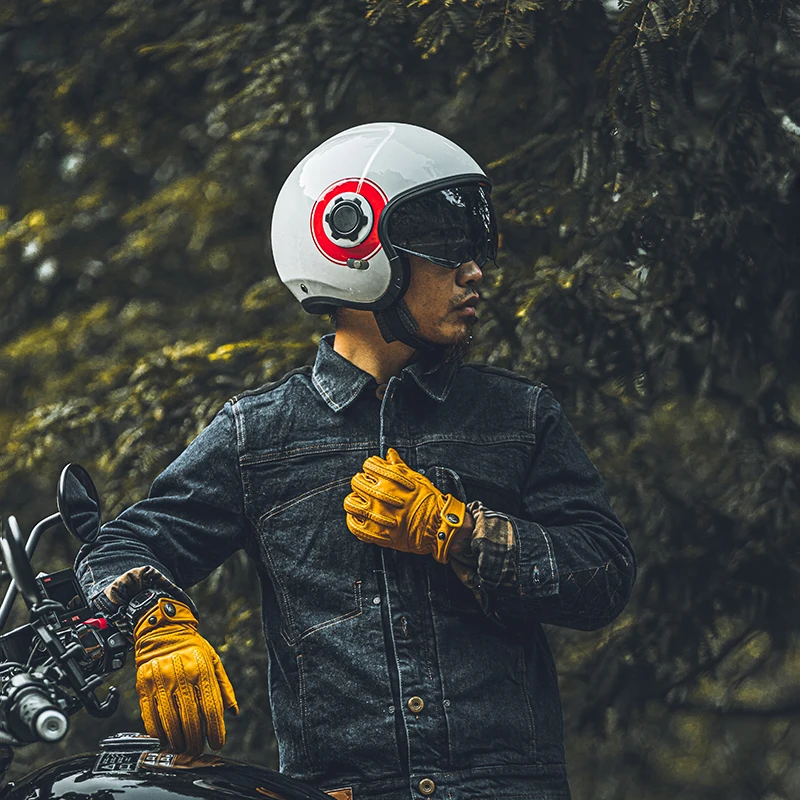 Wearing Open Face Helmet