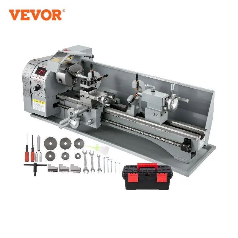 VEVOR-Mini-Metal-Lathe-Machine-8-7-x-29-5-inch-220-x-750MM-750W ...
