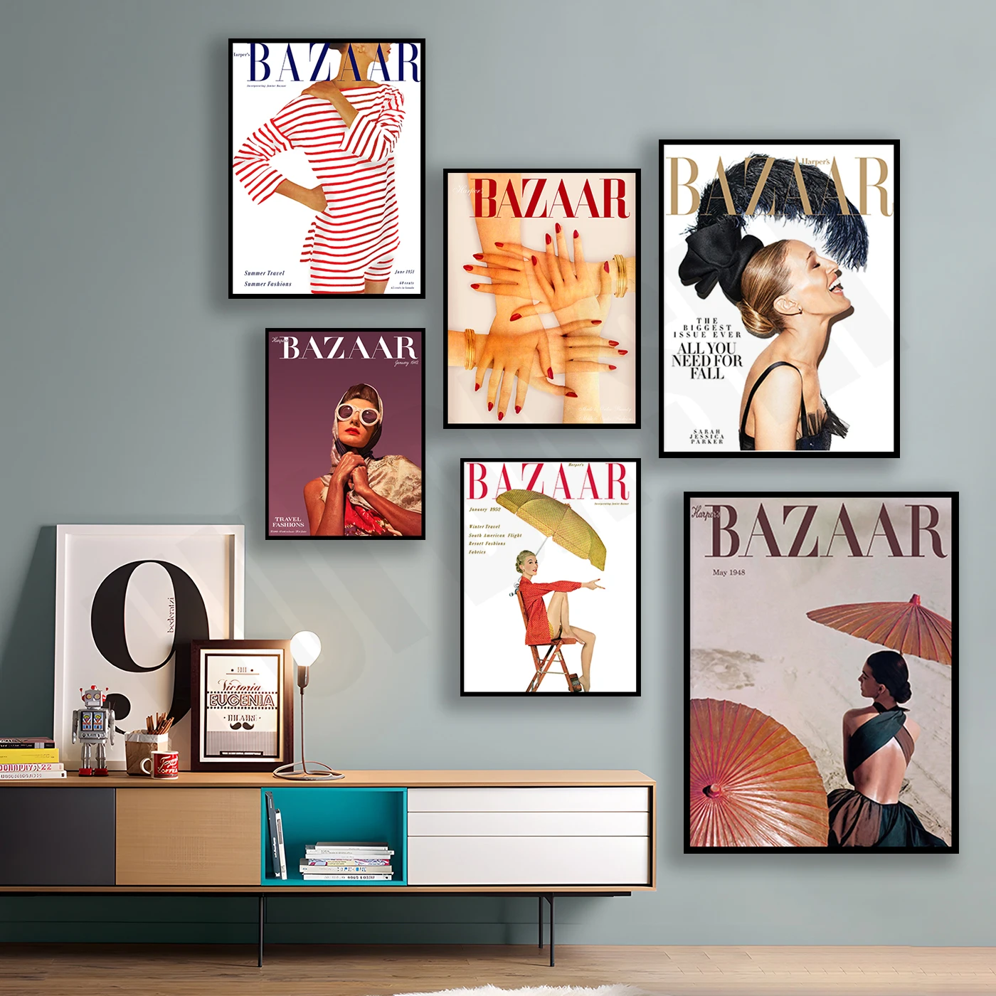 Vintage Couture Magazine Posters