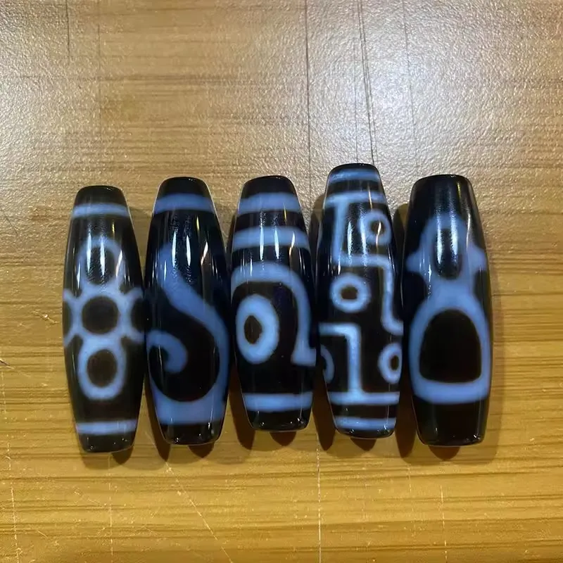 1PC Many Eyes Pattern Natural Tibetan Dzi Beads for making diy Jewelry ...